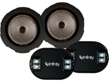 Infinity Kappa 10.9t 1" 150W Dome Tweeters Set at Onlinecarstereo.com