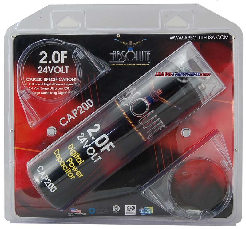 Absolute CAP200 Blue at Onlinecarstereo.com