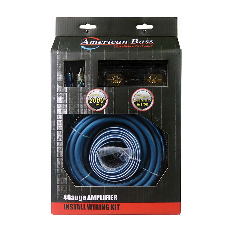 American Bass ABBLUE4GKIT at Onlinecarstereo.com