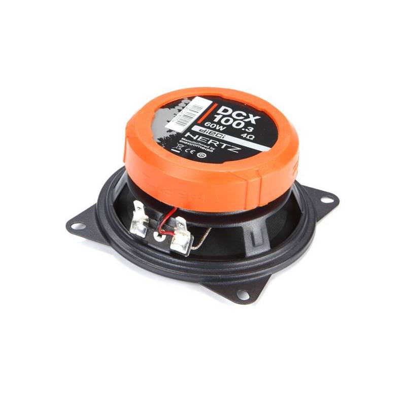 Hertz DCX100.3 Dieci Series 4" 60W Peak Power Handling 4 Ohms, 2-Way Coaxial Car Speakers
