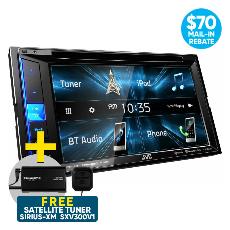 JVC KW-V25BT-Bundle at Onlinecarstereo.com
