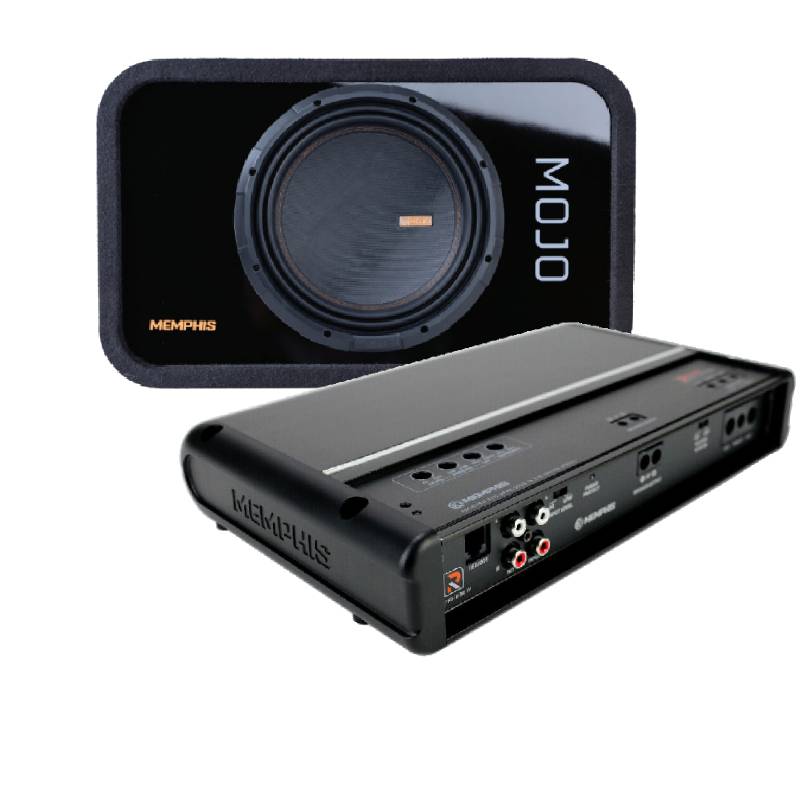 Memphis Audio MOJOE12S1-Bundle PRX1000.1V Power Reference Series ...
