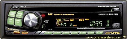 Alpine CDM-7874 at Onlinecarstereo.com