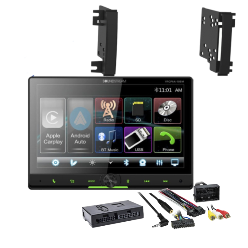 PCH Custom Audio Jeep Compass/Cherokee Radio Replacement-Bundle ...