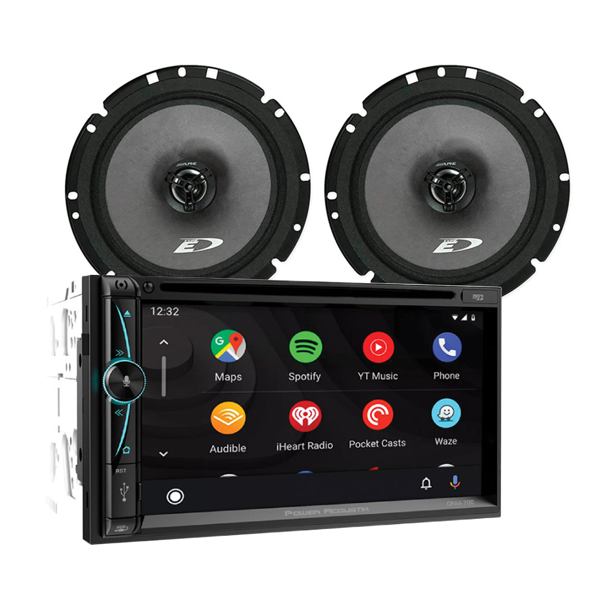 Power Acoustik CPAA-70D-Bundle at Onlinecarstereo.com