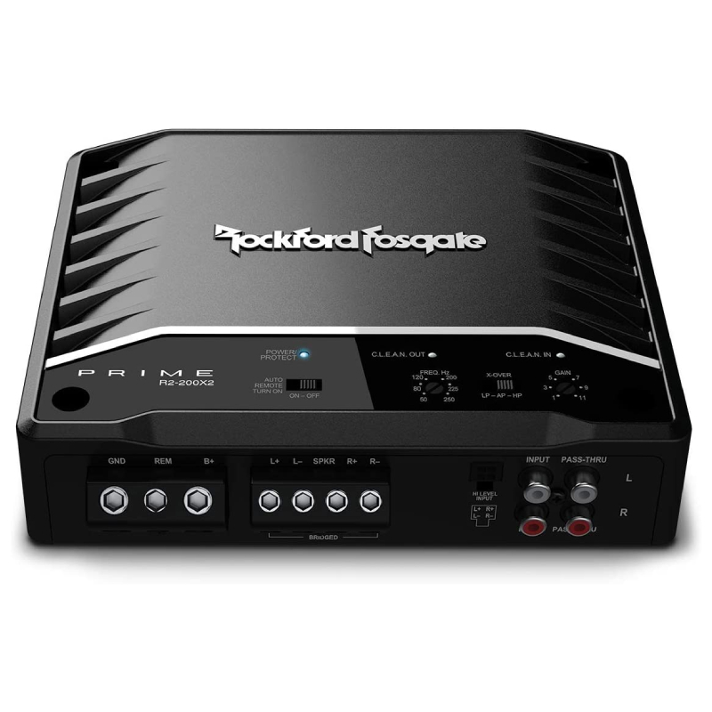 Rockford Fosgate R2-200X2 Prime Series 2-Channel 200W Max Power 2 Ohms ...