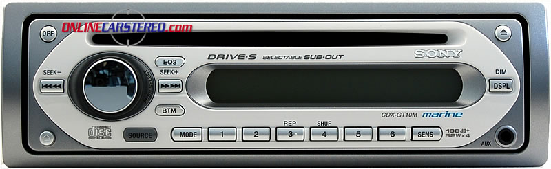 Sony CDX-GT10M at Onlinecarstereo.com