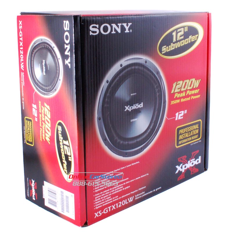 Sony XS-GTX120LW at Onlinecarstereo.com