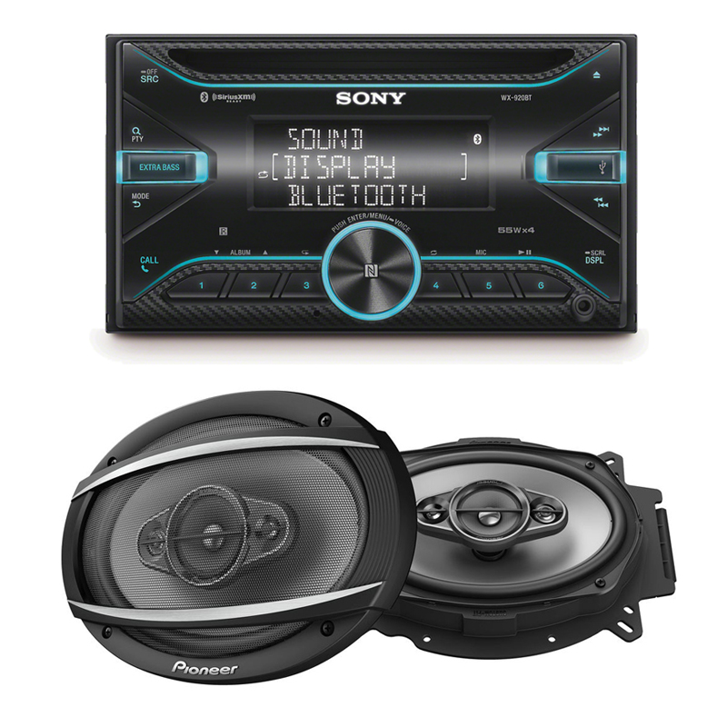 Sony WX-920BT + TS-A6960F at Onlinecarstereo.com