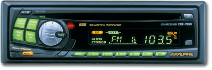 Alpine CDE-7858 at Onlinecarstereo.com