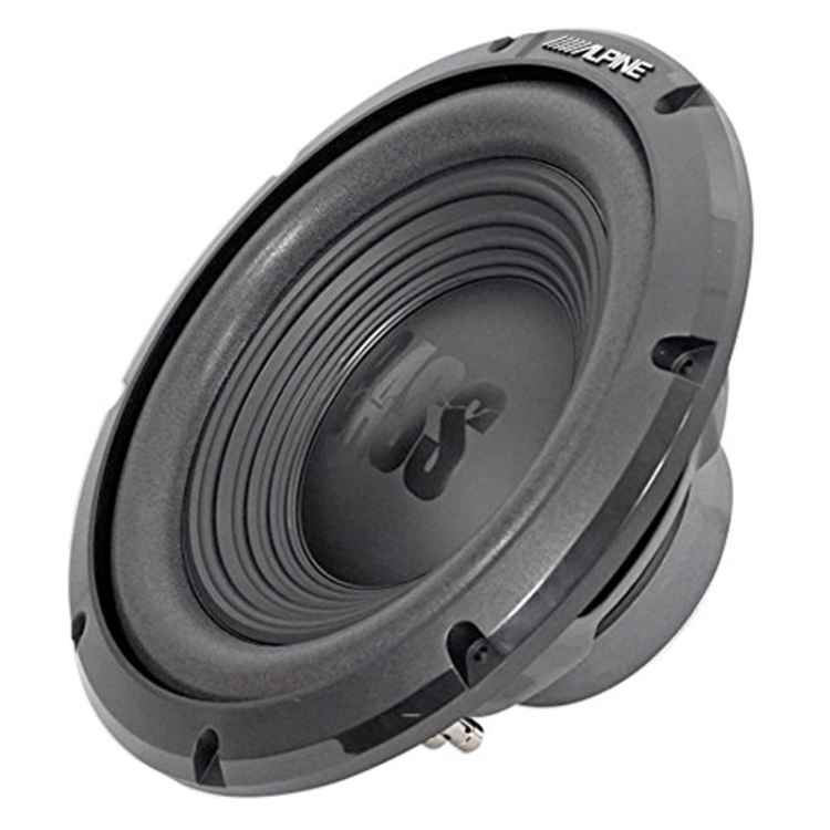 1) Alpine W12S4 Car Subwoofer / 12", BassLine Series, 750W Max Power, 4 ...