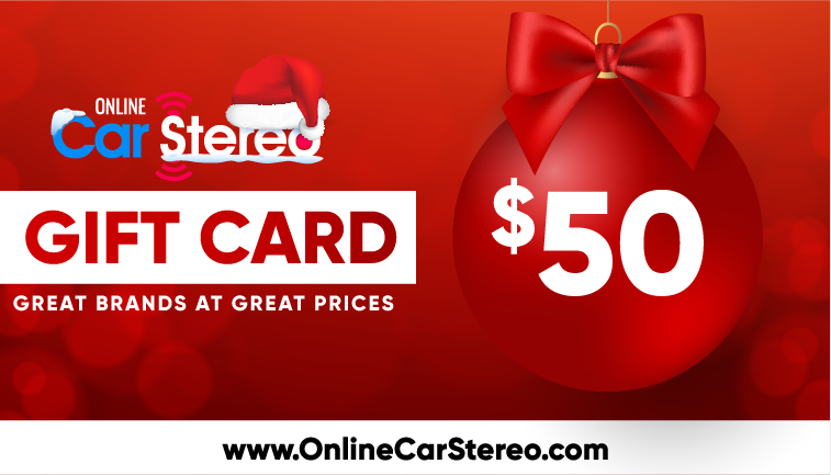 OCS $50 Gift Card at Onlinecarstereo.com