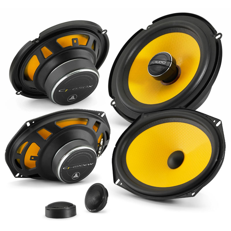 JL Audio C1-650X-Bundle1 C1-650x 6.5" & C1-690 6"x9" Speaker System ...