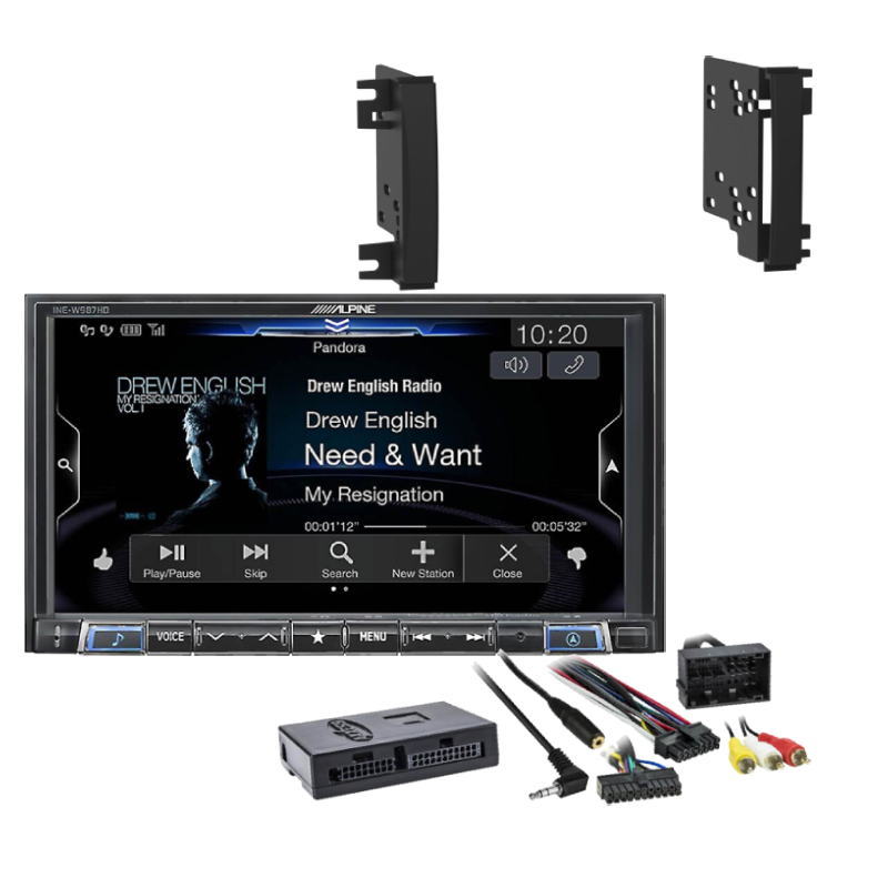 PCH Custom Audio Jeep Compass/Cherokee Radio Replacement Bundle with ...